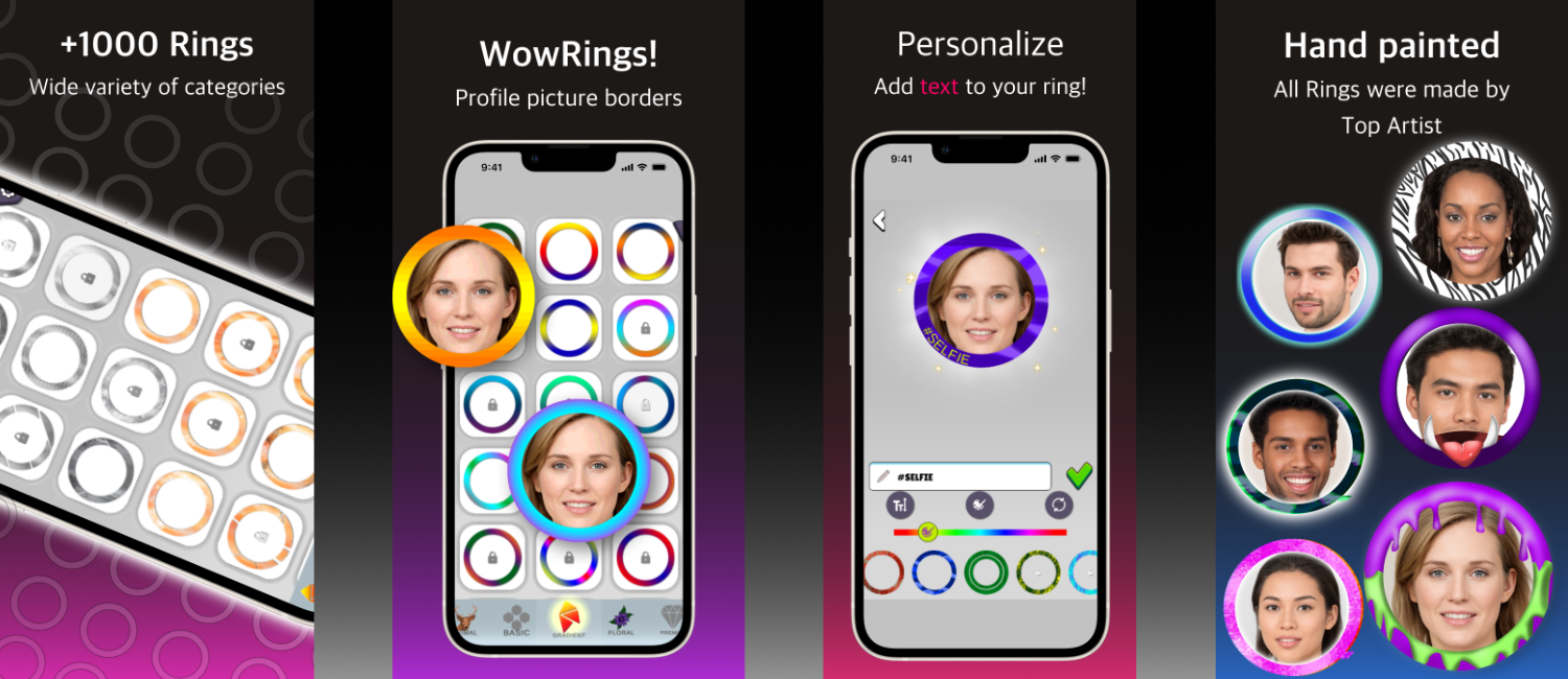 WowRings Profile photo maker